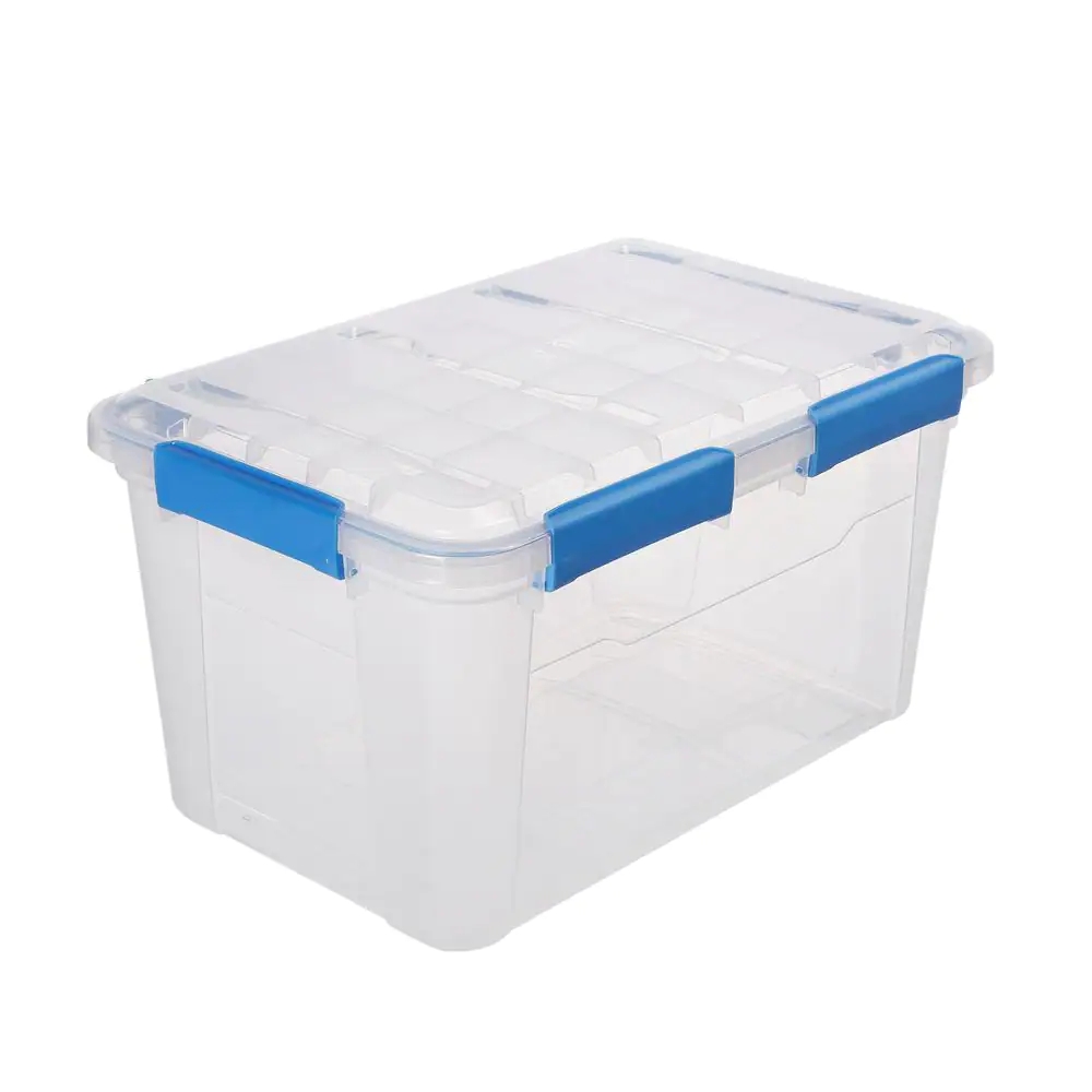 Ezy Storage 50L/52.8Qt Waterproof Clear Latch Tote IP-67 FBA34063 Deals ...