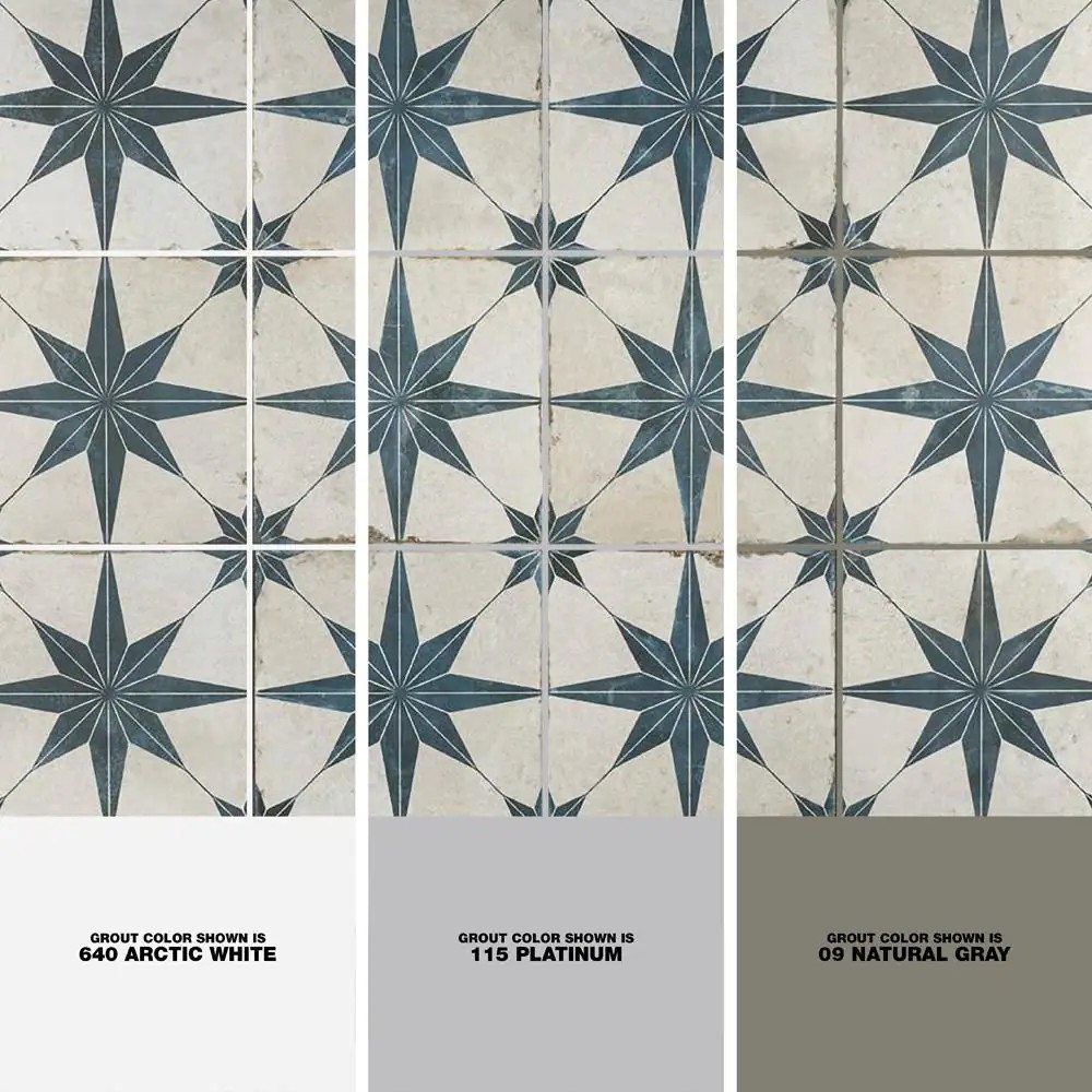 Kings Star Blue 17-5/8 in. x 17-5/8 in. Ceramic Floor and Wall Tile (10 ...