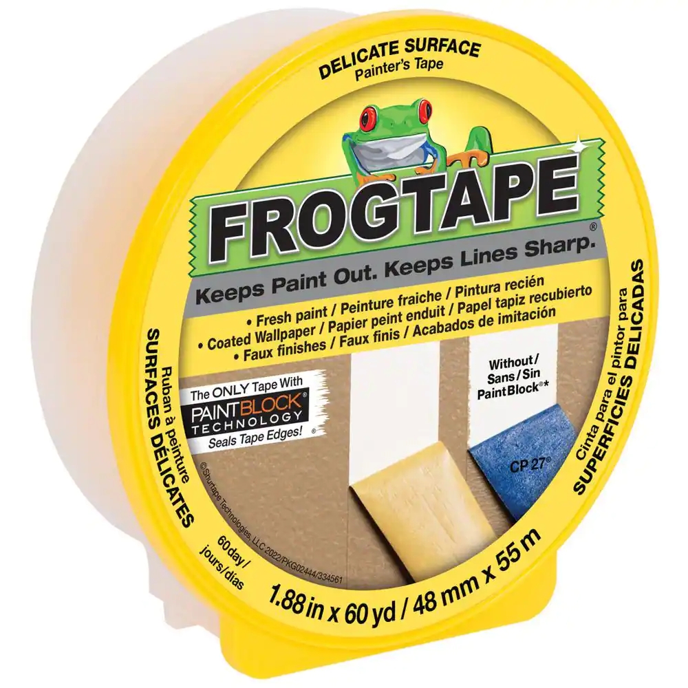 Delicate Surface 1.88 in. x 60 yds. Painter's Tape with PaintBlock Best ...