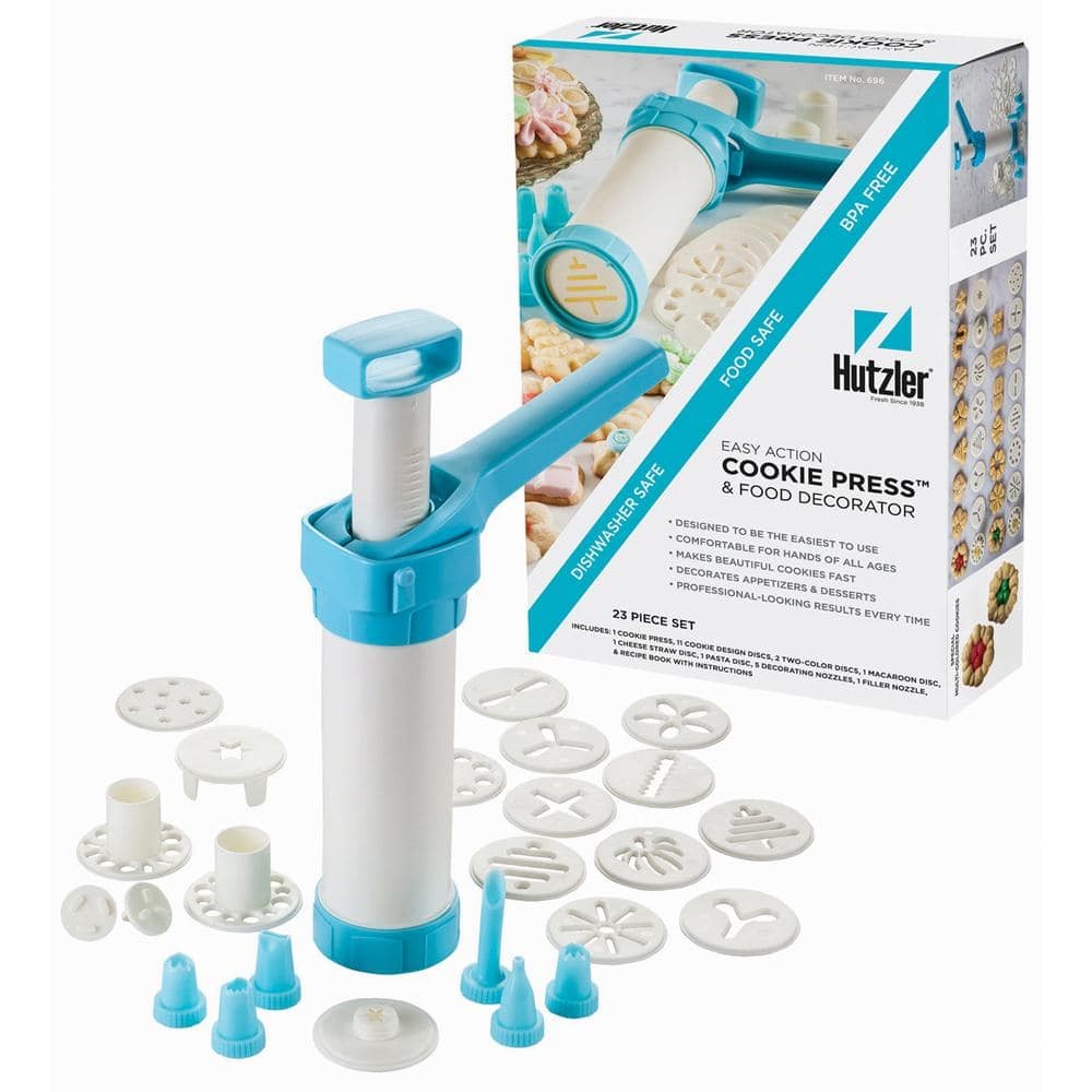 Hutzler 23-Piece Cookie Press and Food Decorator Set 3696 Best Deals ...