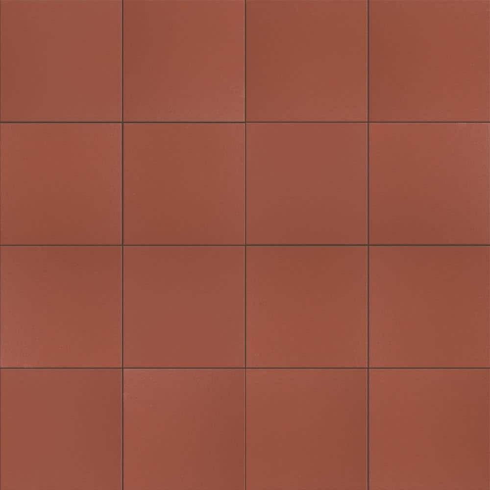 Merola Tile Quarry Red 5-7/8 in. x 5-7/8 in. Ceramic Floor and Wall ...