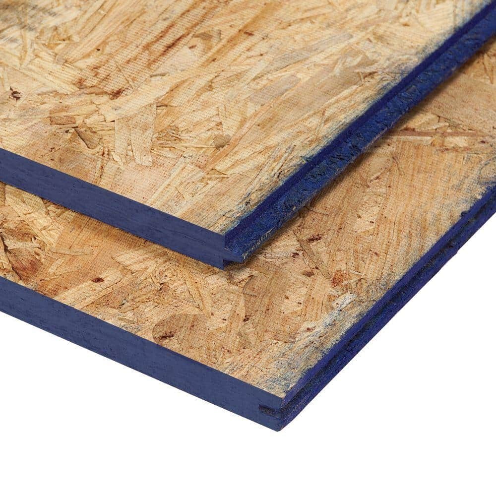 Blue Ribbon T&G Oriented Strand Board (Common: 23/32 in. x 4 ft. x 8 ft ...