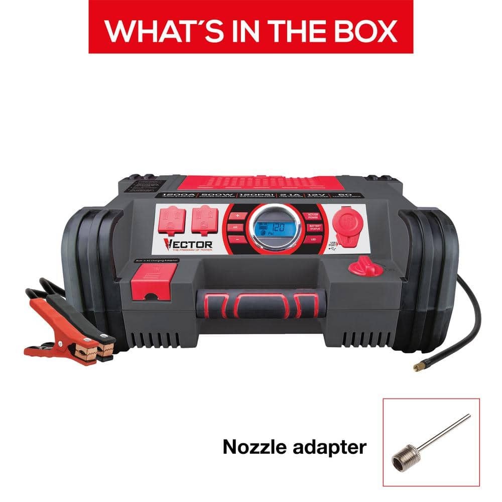 Mejores ofertas e historial de precios de VECTOR 1200 Peak Amp ...