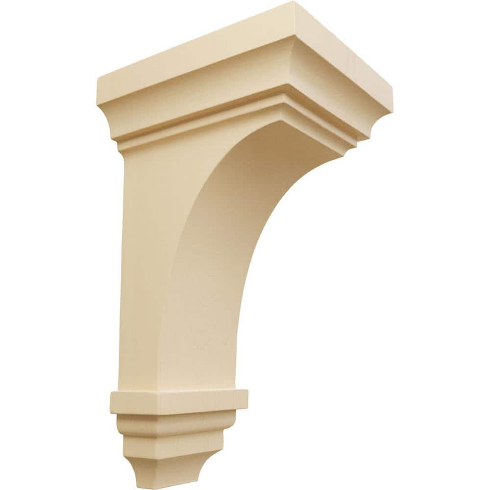 5 in. x 10 in. x 5-3/4 in. Maple Medium Jefferson Wood Corbel Deals and ...