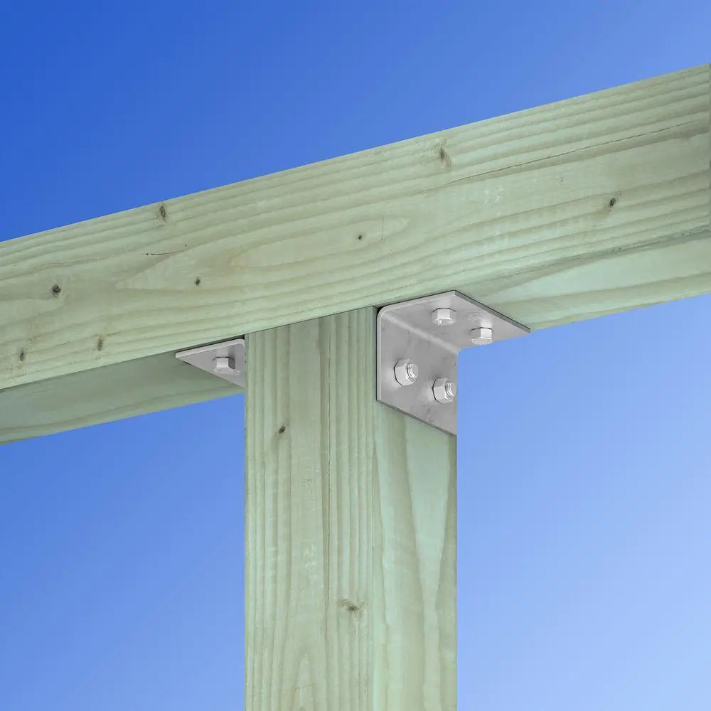 Simpson Strong-Tie HL 3-1/4 in. x 5 in. Hot-Dip Galvanized Heavy Angle ...